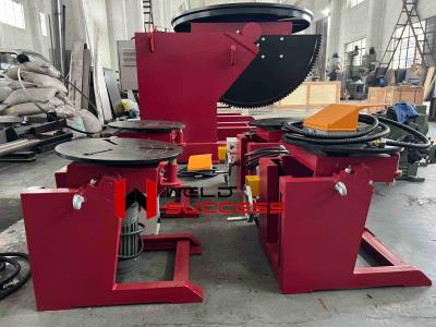 China 100kg 1000kg Pipe Automatic Welding Positioner With Hand Control Box And Foot Pedal for sale
