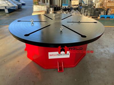 China Horizontal 10T Welding Positioner Turntable With Hand Control Box for sale