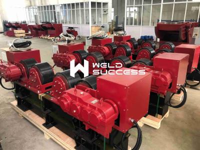 China Bolt Adjustment 20T Pipe Welding Turning Rolls With Foot Pedal Control for sale