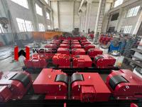 China 30 Ton Pipe Welding Rotator Turning Roller PU Heavy Duty Roller Stands for sale