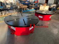 China Horizontal 10T Welding Positioner Turntable With Hand Control Box for sale