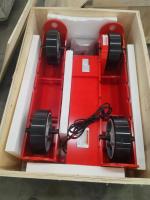 China Customizable Bolt Adjustment 3T Welding Rollers With 500W Motor Power for sale