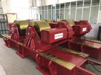 China 300T Heavy Duty Pipe Welding Rollers Rotator Stands With Bolt Adjustment for sale