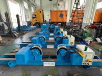 China 30 Ton Pipe Welding Rotator Turning Roller PU Heavy Duty Roller Stands for sale