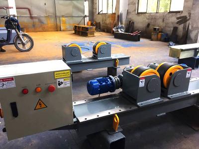 China 40T Conventional Tank Turning Rolls , Bolt Adjustment Pipe Welding Rollers for sale
