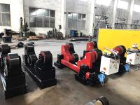 China Tank Pipe Welding 10T Load Capacity Self Aligning Pipe Weldig Rollers Stands for sale