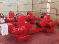 China 40 Ton PU Self - Aligning Tank Turning Rolls Wind Tower Welding Rollers for sale