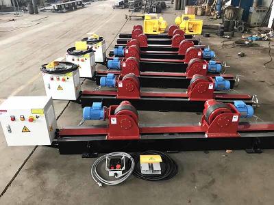 China 20T Pipe Weding Rotator Lead Screw Welding Turning Rolls For Oil Tank/Wind Tower Welding for sale