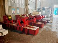 China 350t Heavy Duty Pipe Welding Rollers Rotator Stands With Bolt Adjustment for sale