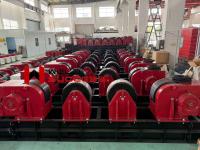 China 30 Ton Pipe Welding Rotator Turning Roller PU Heavy Duty Roller Stands for sale