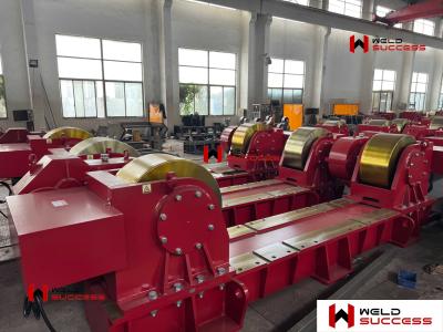 China CR-800T Bolt Adjustment Pipe Welding Rotator Steel Wheel/ Tank Turning Rolls for sale