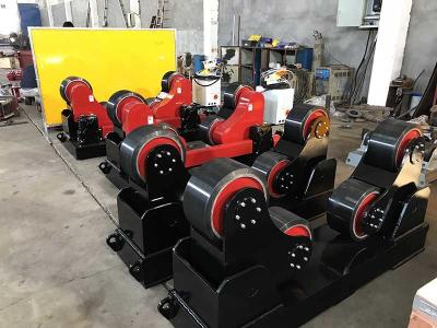 China Single Motor Low Noise, Self Aligning Pipe Welding Rotators With 1.5KW for sale