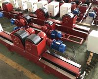 China 22000lbs Conventional Welding Rollers ,10T Lead Screw Pipe Welding Rotator Stands for sale