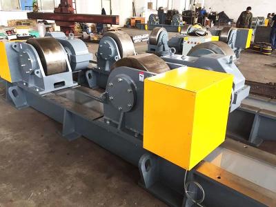 China Grey 500T Bolt Adjustment Pipe Welding Rotator Steel Wheel/ Tank Turning Rolls for sale