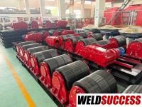 China 200 Ton Conventional Welding Rotator Heavy Duty With Pu Wheels for sale