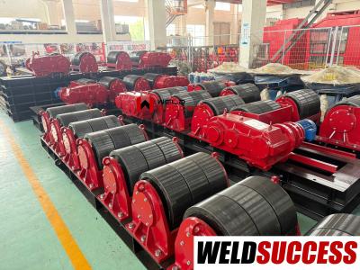 China 200 Ton Conventional Welding Rotator Heavy Duty With Pu Wheels for sale