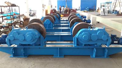 China Lead Screw Adjustable Pipe Supports , Rubber Material Roller Pipe Stands Welding Rollers for sale