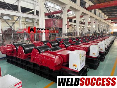China 200 Ton Conventional Welding Rotator Heavy Duty With Pu Wheels for sale