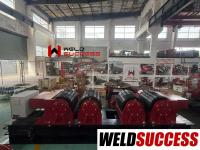 China 200 Ton Conventional Welding Rotator Heavy Duty With Pu Wheels for sale
