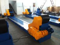 China Blue Self Aligning Welding Rotator  Pipe Rollers Heavy Duty , Bolt Adjustment Pipe Wheels Rollers for sale