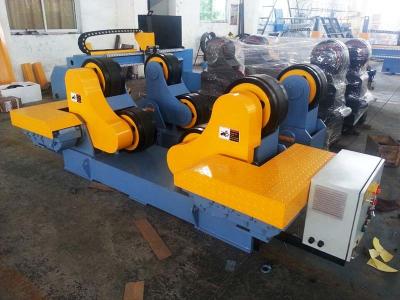 China Double Motor 60T Steel Pipe Welding Rollers with Electric Control System CE for sale