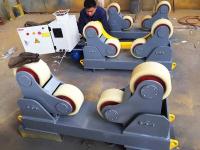 China 2 Idler Rollers Electric Control Systems, 5Ton Self Aligning Pipe Welding Stands With for sale