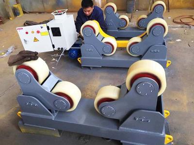 China 2 Idler Rollers Electric Control Systems, 5Ton Self Aligning Pipe Welding Stands With for sale