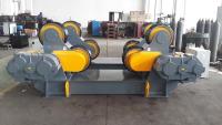 China Tanks Turning Heavy Duty Roller Stand , Rubber / Polyurethane Pipe Rollers For Welding for sale