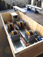 China 5000kg Capacity Pipe Supports Stands With Hand Control Box And Foot Pedal for sale