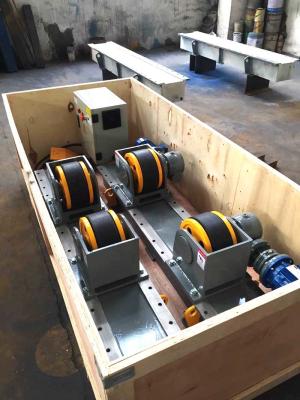 China 5000kg Capacity Pipe Supports Stands With Hand Control Box And Foot Pedal for sale