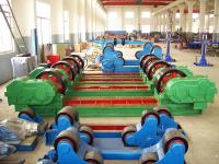 China 160T / 200T Capacity Tank Turning Rolls 2*4 KW Double Motor 200T Welding Rotator for sale