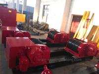 China 200T Heavy Duty Welding Turning Rolls Bolt Adjustment With PU Rollers for sale