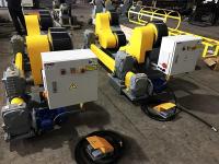 China Rubber / PU Self Aligning Pipe Welding Rotator with 100 T Max Capacity for sale