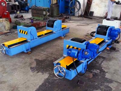 China Customized Lead Screw Adjustment Pipe Welding Rotator , 10T 90 Inches Tank Turning Rolls for sale
