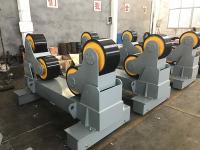 China 1.5kw Self Alignment Pipe Welding Rotator With PU Material Rollers And Moving Wheels for sale