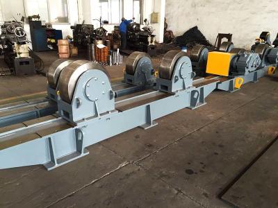China Steel Bed 200 Ton Pipe Welding Rotator Tank Turning Rolls Wireless Control With Metal Roller for sale