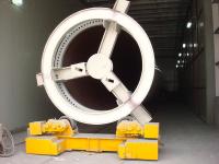 China Conventional Welding Rigid Pipe Stands , Wheeled Motorized Pipe Rollers for Welding for sale