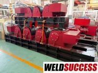 China 80T Load Capacity Pipe Welding Rollers with Variable Speed Controls and Remote Hand Control for Tank Turning Rolls for sale