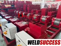 China 100 Ton Maximum Self-Aligning Bolt Adjustment Welding Pipe Rollers for Tank Turning Rolls for sale