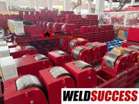 China 100 Ton Maximum Self-Aligning Bolt Adjustment Welding Pipe Rollers for Tank Turning Rolls for sale