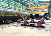 China Heavy Duty Pipe Welding Rotator, 100T Bolt Adjustment Welding Tank Roller Stands for sale