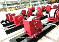 China Steel Wheel Pipe Welding Rollers, 60T Tank Turning Roller Support With CE Certification for sale