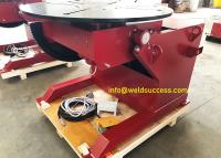 China 2Ton Pipe Welding Positioner, Automatic Welding Positioner Turntable With Hand Control Box And Foot Pedal for sale