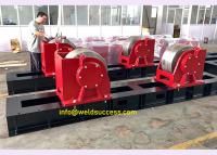 China Steel Wheel Tank 100t Pipe Welding Rotator With Hand Box And Foot Pedal for sale
