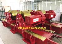 China 500T Conventional Tank Turning Rollers , Bolt Adjustment Pipe Welding Rotator Hand Control for sale