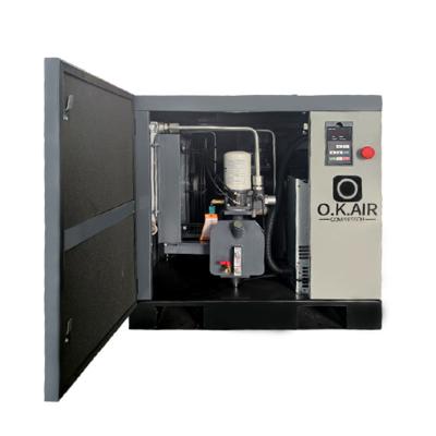 China 10 HP Variable Speed Rotary Screw Air Compressor with Built-in Dryer - 43 CFM at 90 PSI, 575-600V Three-Phase for sale