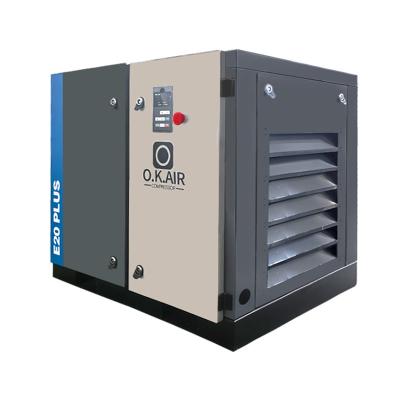 China 25 HP Fixed Speed Screw Air Compressor 575-600V Three Phase 115 CFM Industrial Grade for sale