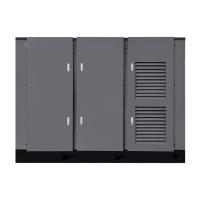 China Compact Two Stage PM VSD Air Compressor 200 HP 3-Phase with 1210 CFM Capacity and Variable Speed Drive for sale