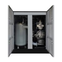 China Compact Two Stage PM VSD Air Compressor 200 HP 3-Phase with 1210 CFM Capacity and Variable Speed Drive for sale