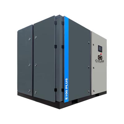 China 125 HP VSD Screw Air Compressor Voltage 460 - 480V 3 Phase 585 CFM for sale